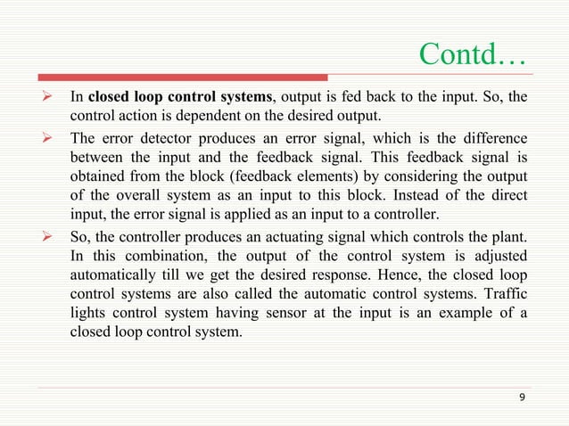 Basic elements in control systems | PPT