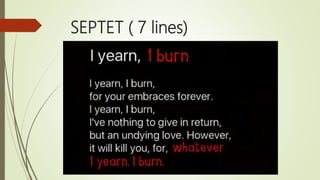 Basic elements of a poem | PPTX