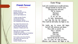 Basic elements of a poem | PPTX