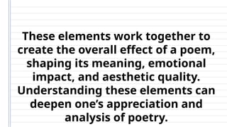 Basic Elements of a Poem Grade 7 Lesson.pptx