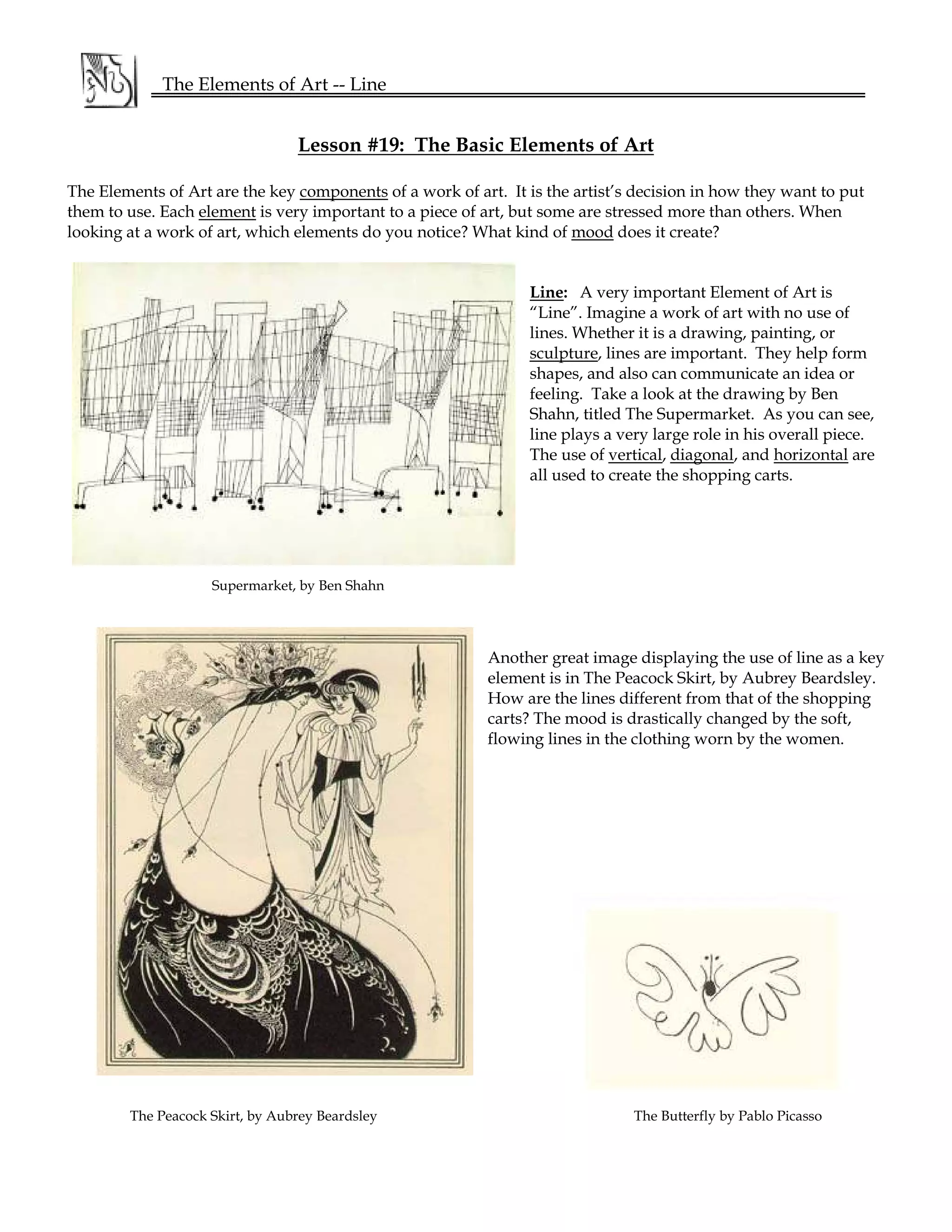 Basic elements of arts | PDF