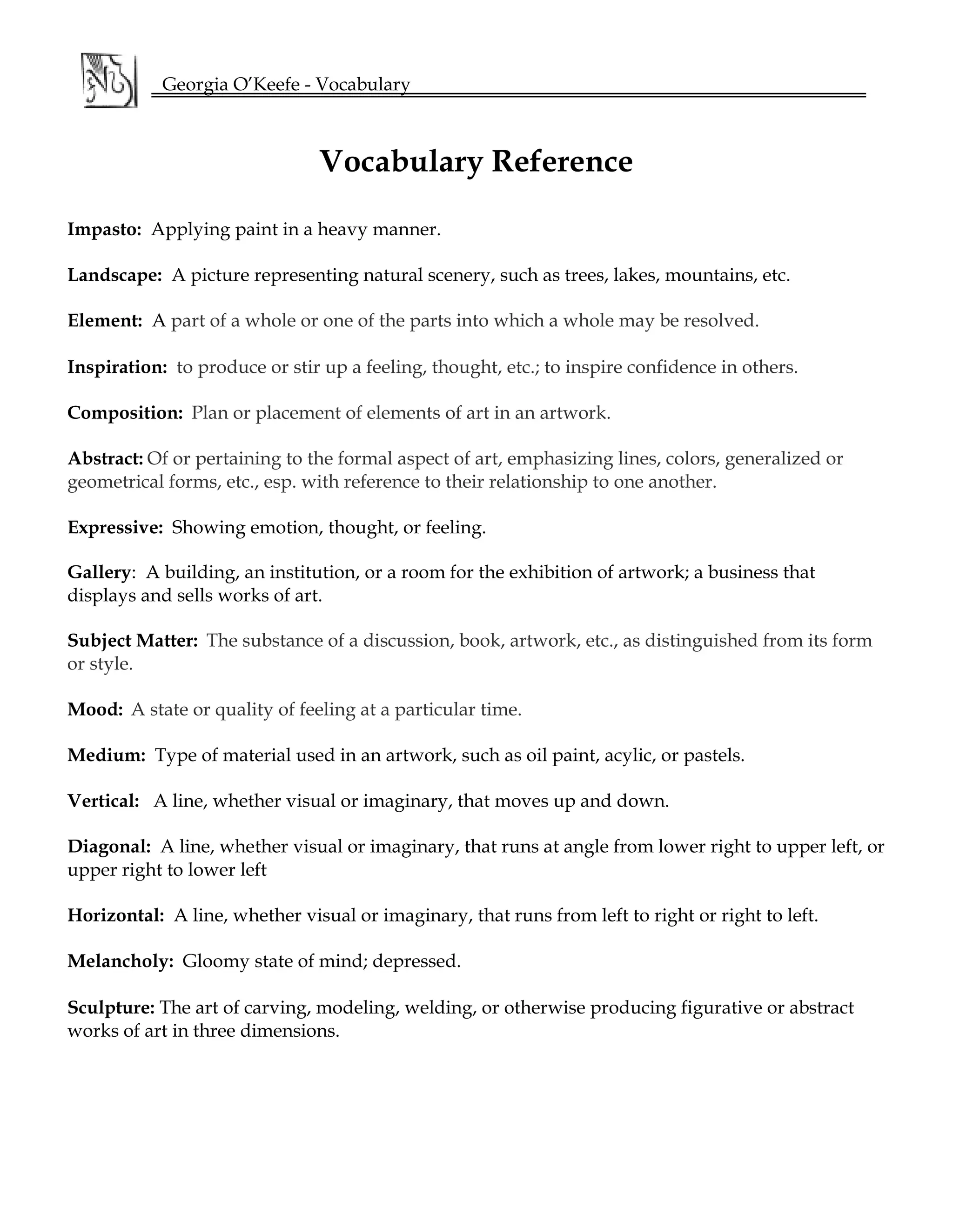 Basic elements of arts | PDF