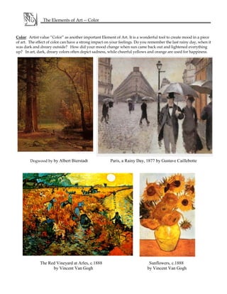 Basic elements of arts | PDF