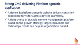 Basic Components to build a SMART website, Websites 2020 | PPT