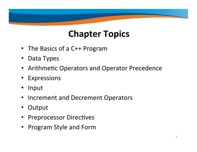 Basic Elements of C++ | PDF