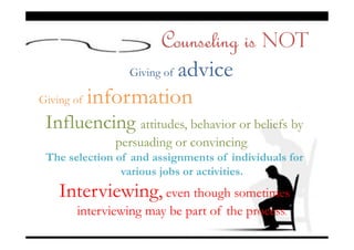Basic elements of Counselling | PDF