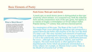 Basic elements of poetry | PPTX