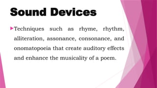 ENGLISH 7 LESSON_QUARTER 1BASIC ELEMENTS of POETRY | PPTX