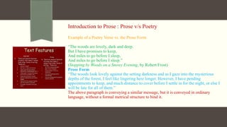 Basic Elements of Prose | PPTX