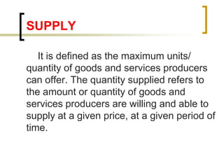 Basicelementsofsupply | PPT