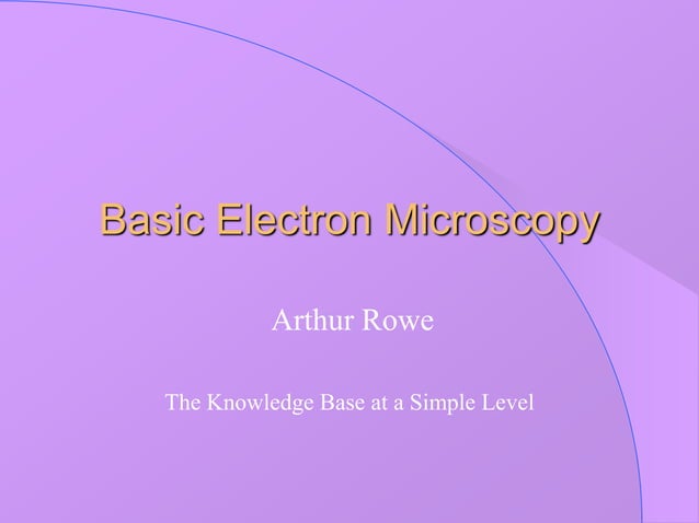 basic electron microscopy basic em122.ppt