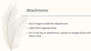 Basic Email Etiquette | PPTX