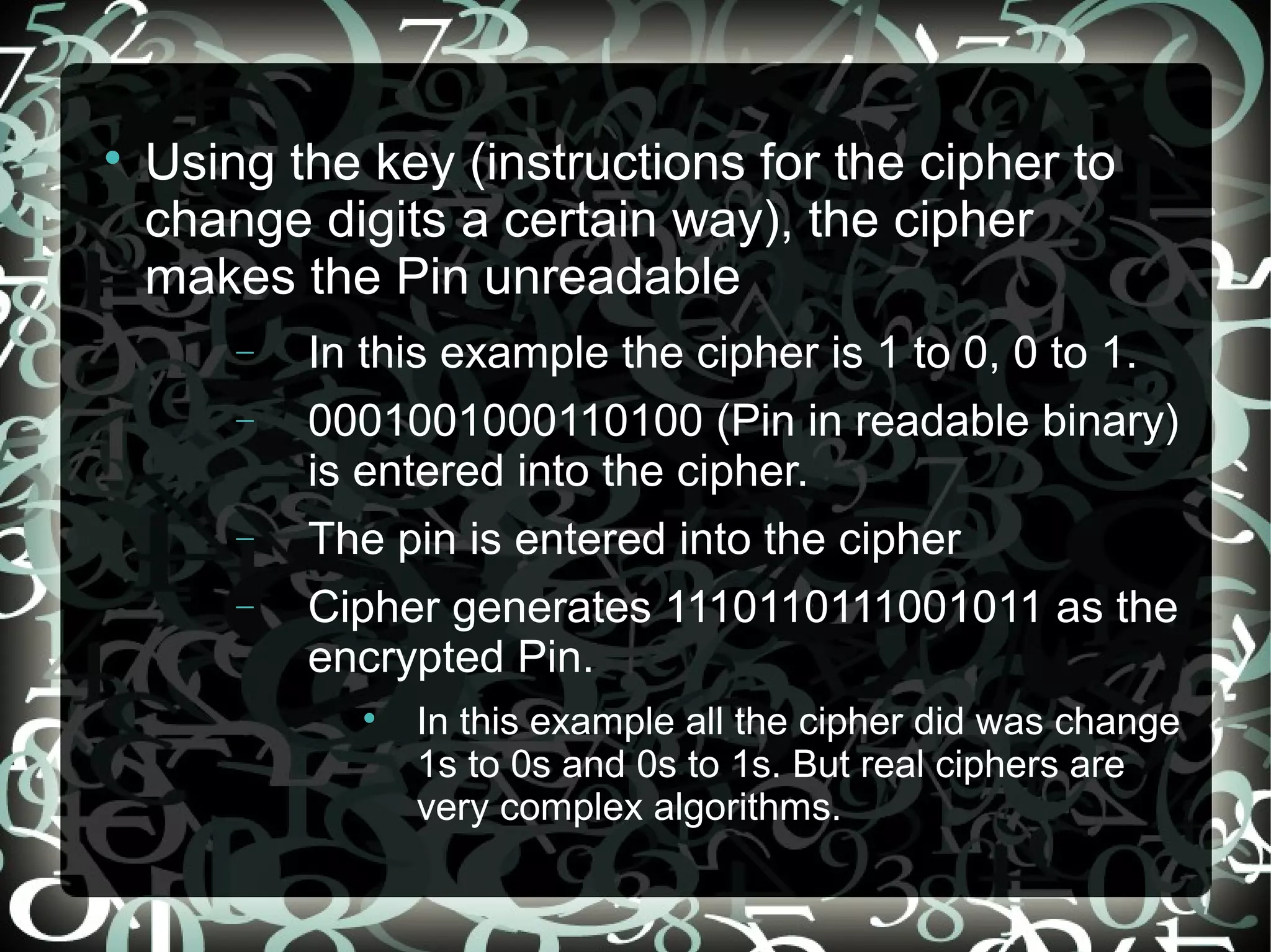 Basic encryption | PPT | Information and Network Security | Computing Basic encryption | PPT | Information and Network Security | Computing