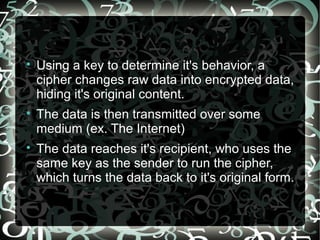 Basic encryption | PPT | Information and Network Security | Computing