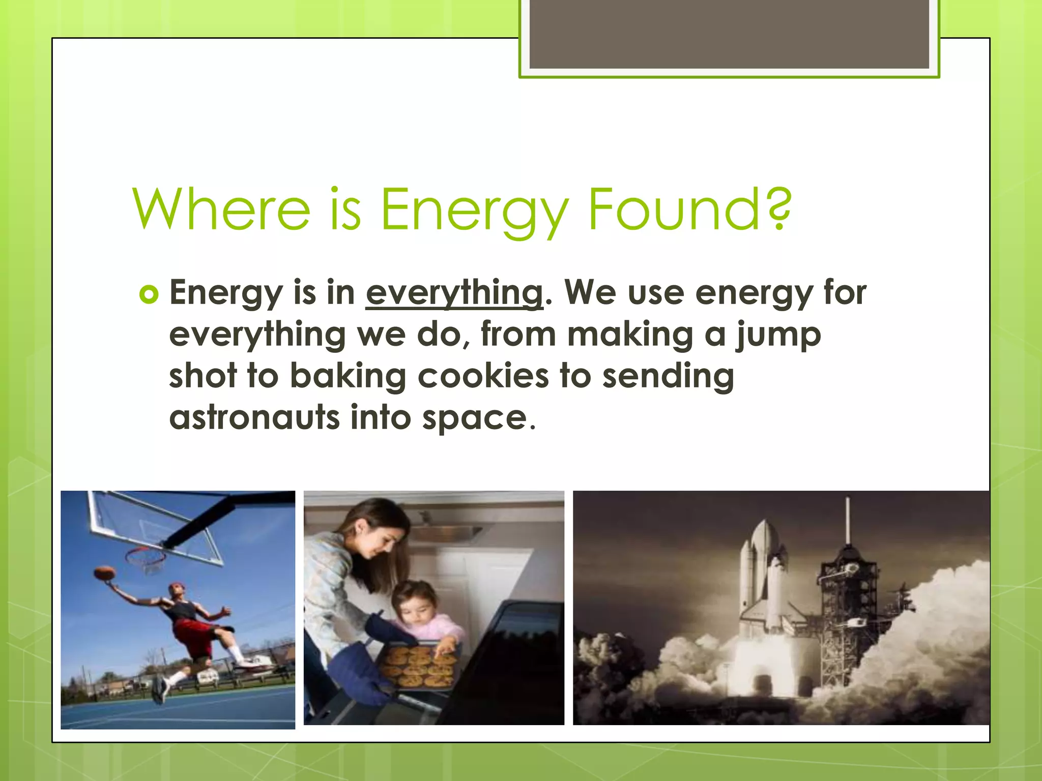 Basic energy powerpoint | PPTX