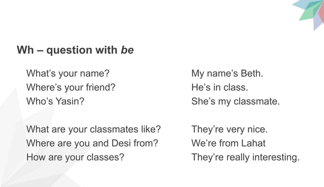 Basic English - questions with be.pptx
