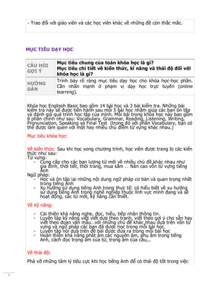 Basic english course | PDF