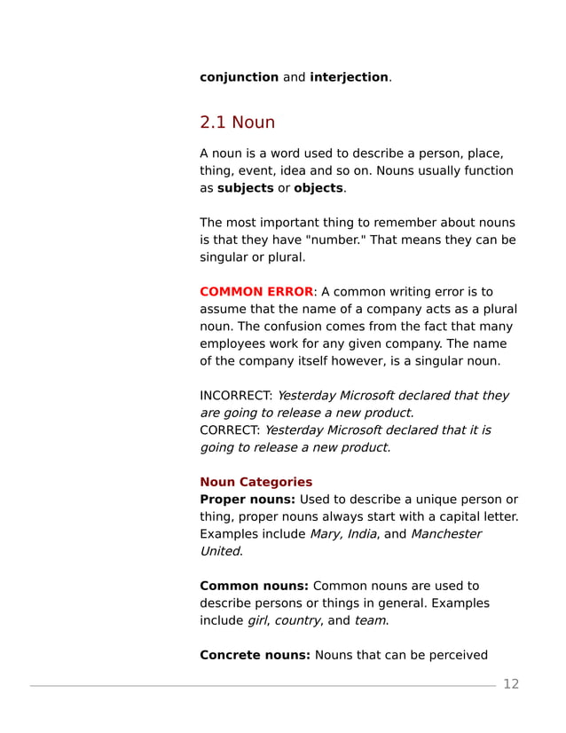 Basic English Grammar | PDF