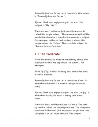 Basic English Grammar | PDF