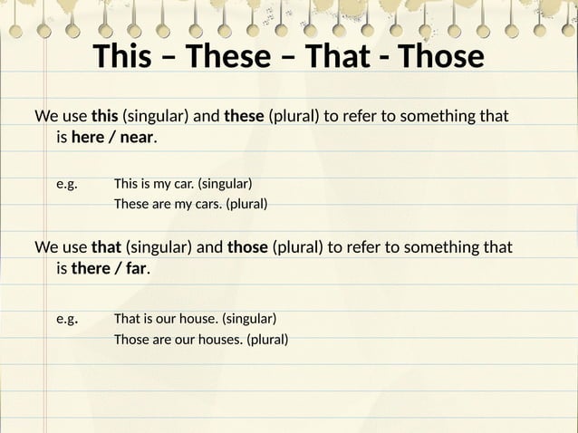 Basic English Grammar Presentation Sample | PPTX