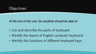 What is a Keyboard | PPTX