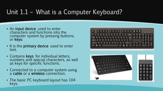 What is a Keyboard | PPTX