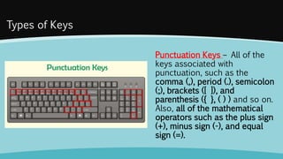 What is a Keyboard | PPT