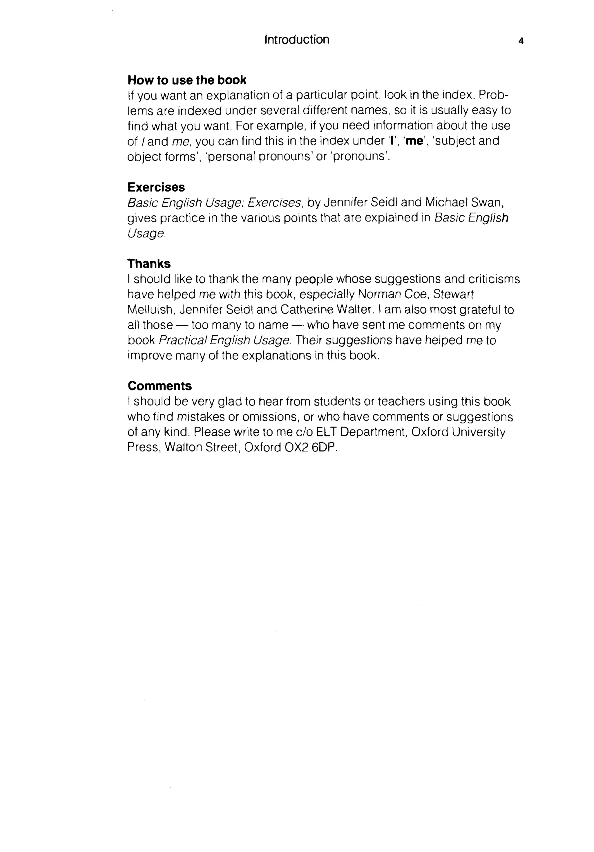 Basic english usage [oxford] | PDF