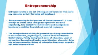 Basic entrepreneurship & design thinking | PPTX