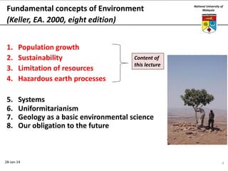 Basic environmental concept | PDF