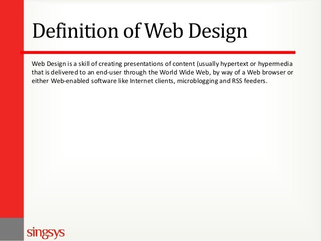 Basic of web design