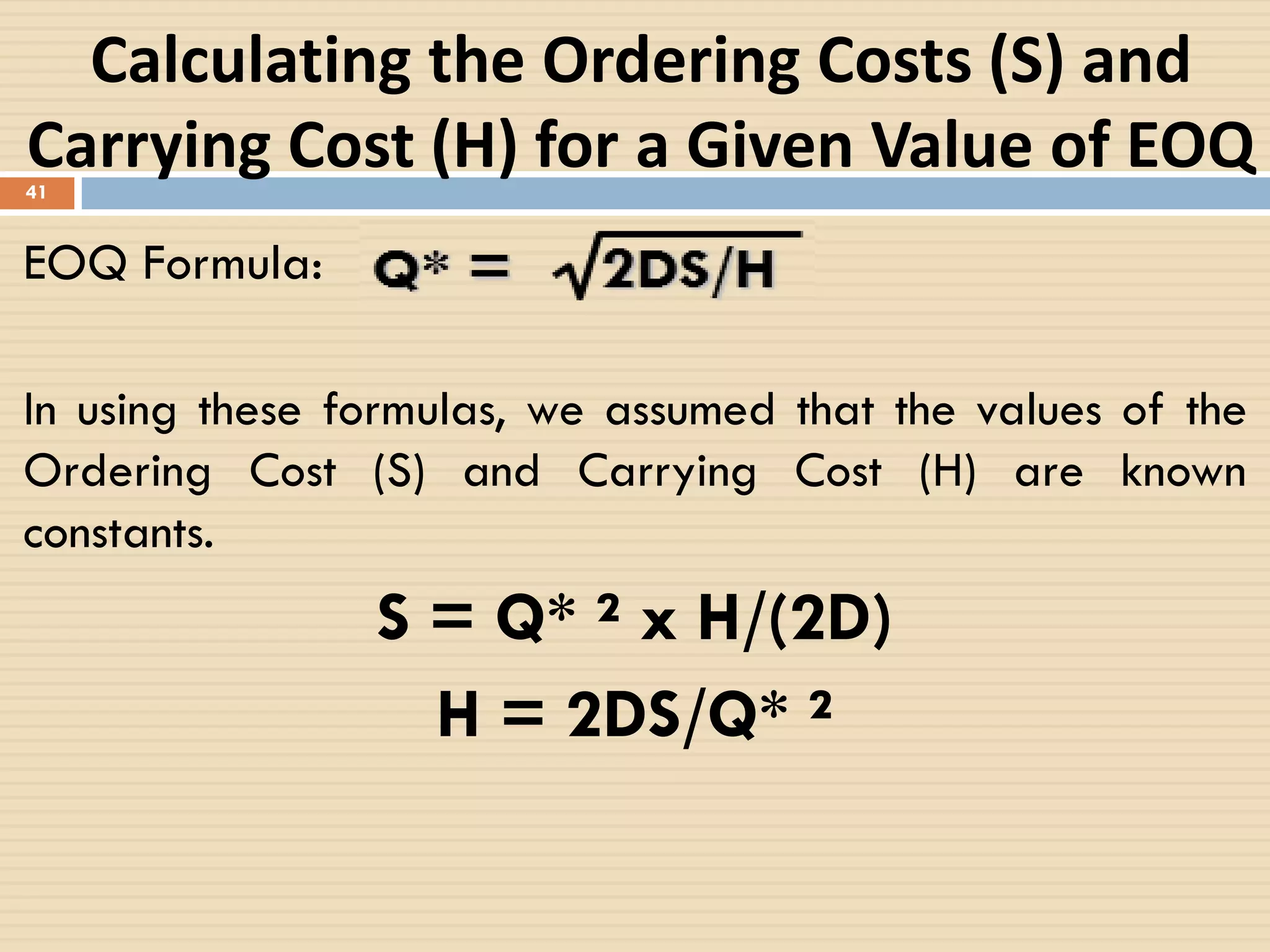 Basic EOQ Model, Quantity Discount, Economic Lot Size | PDF
