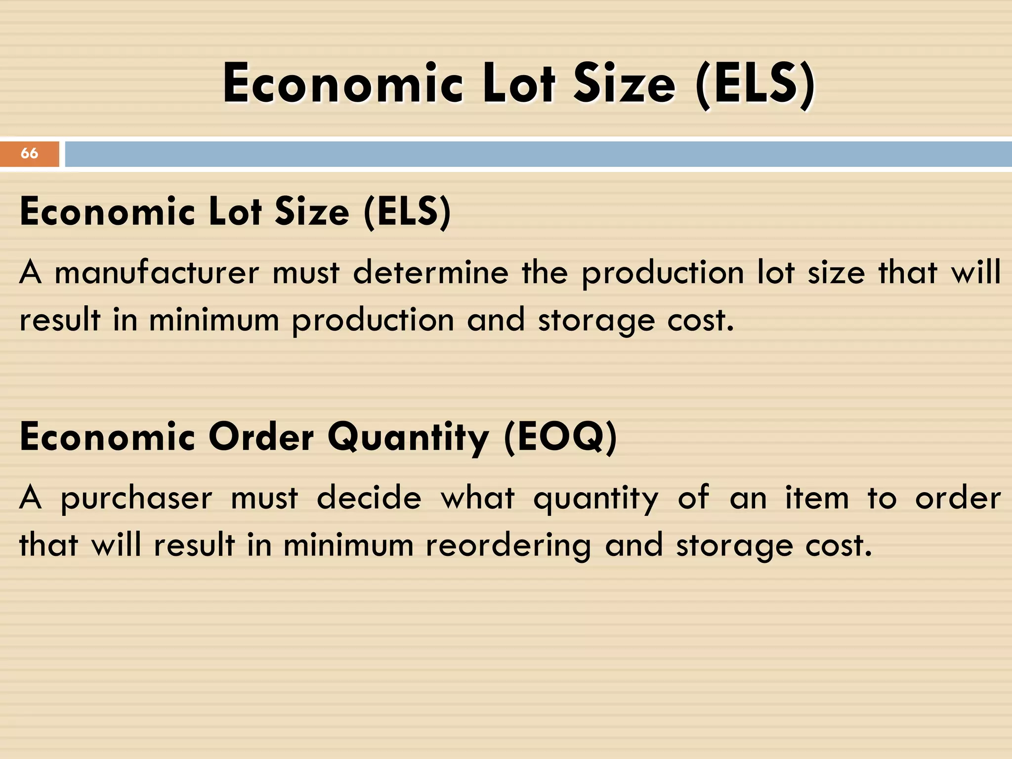 Basic EOQ Model, Quantity Discount, Economic Lot Size | PDF