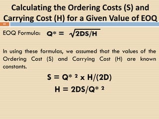 Basic EOQ Model, Quantity Discount, Economic Lot Size | PDF