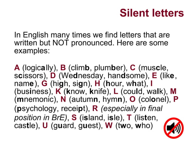 Basic English phonetics | ODP