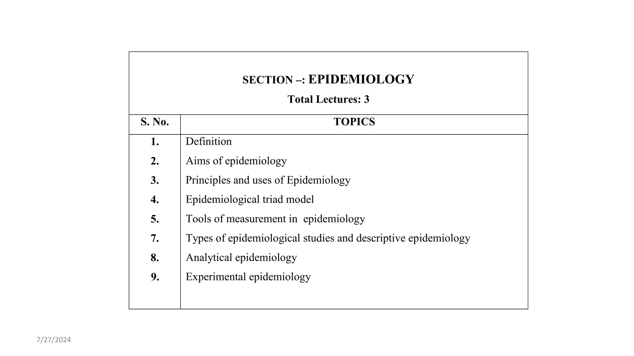 Basic Epidemiology Lecture 4 th YEAR BDS | PPTX