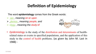 Basic Epidemiology Lecture 4 th YEAR BDS | PPTX