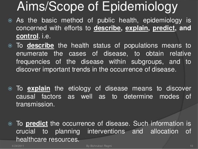 Basic epidemiology