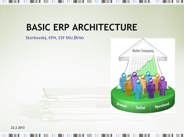 Basic erp architecture | PPT