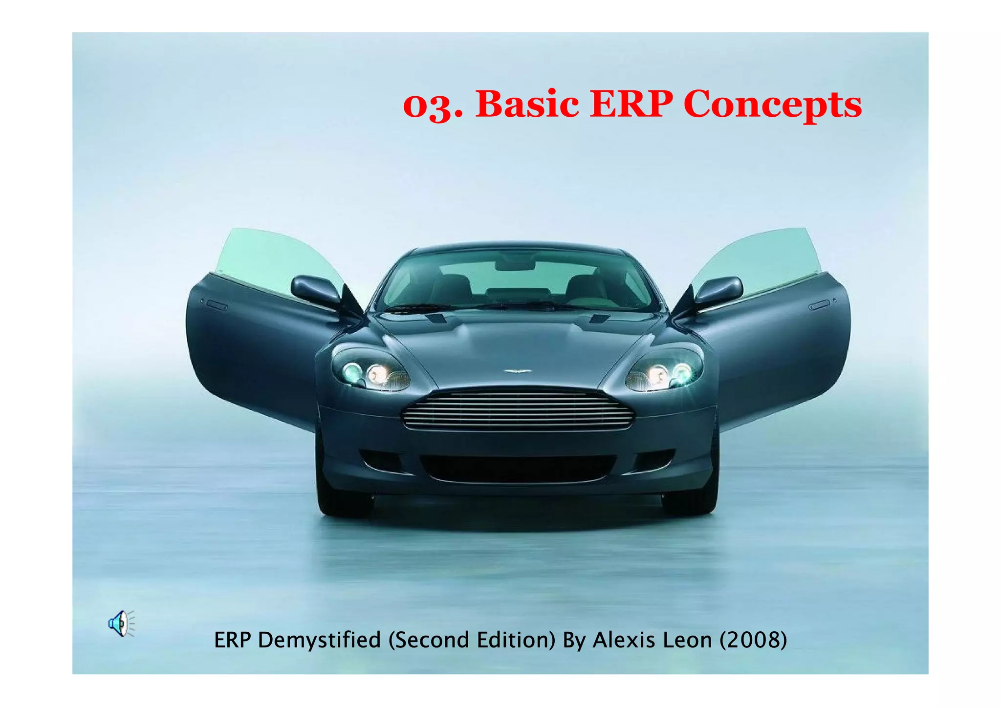Basic erp concepts | PDF