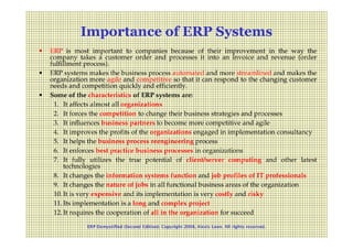 Basic erp concepts | PDF