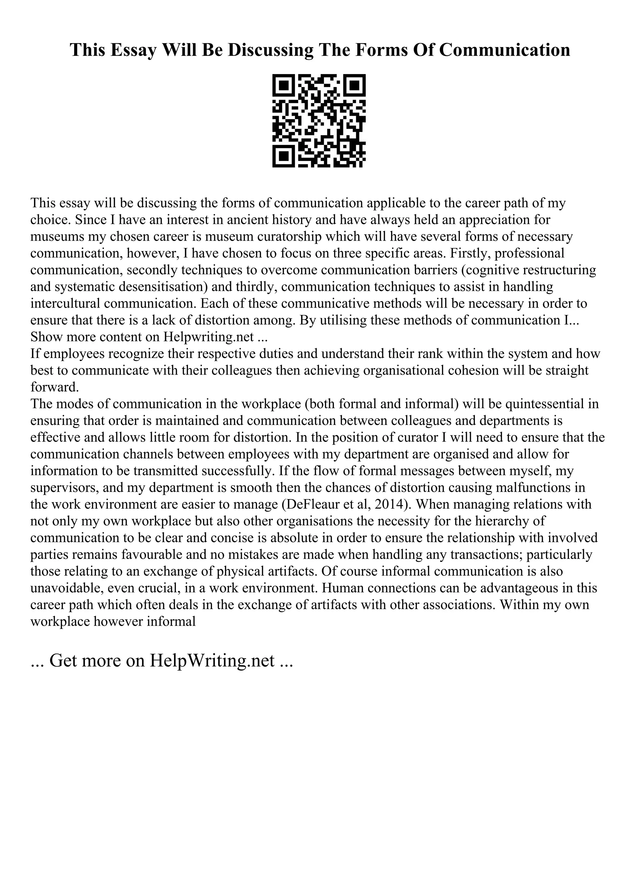 Basic Essay Outline Example | PDF