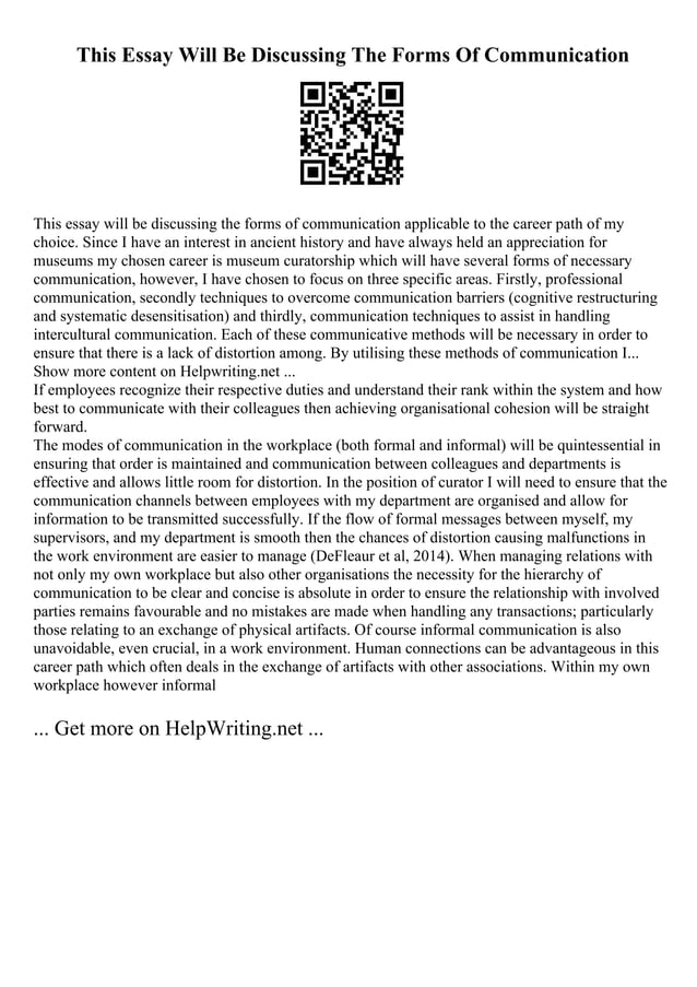 Basic Essay Outline Example | PDF