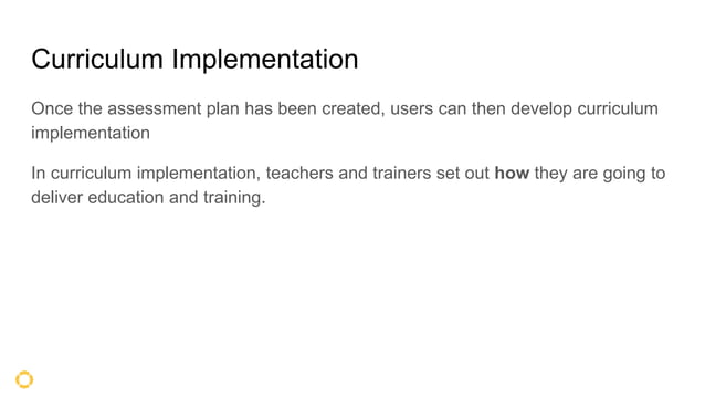 Apprenticeship Assessment & Curriculum Plan - Basic Example | PPTX
