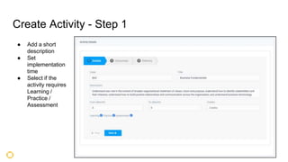 Apprenticeship Assessment & Curriculum Plan - Basic Example | PPTX