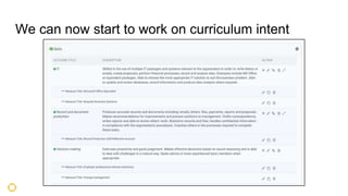 Apprenticeship Assessment & Curriculum Plan - Basic Example | PPTX
