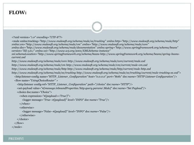 Basic example using choice component | PPT