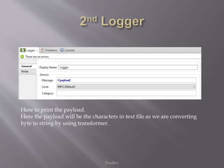 Basic example using file connector in anypoint studio | PPTX