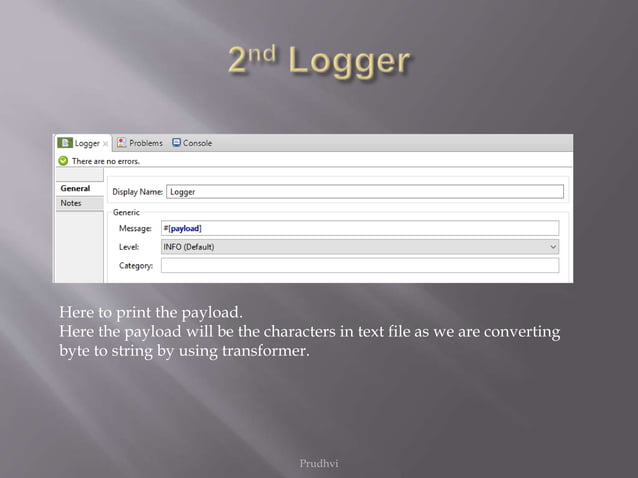 Basic example using file connector in anypoint studio | PPTX | Computing | Technology & Computing