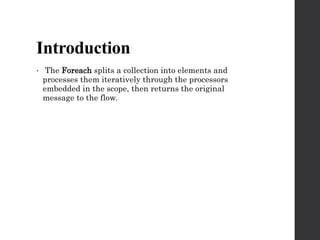 Basic example using for each component | PPT | Free Download